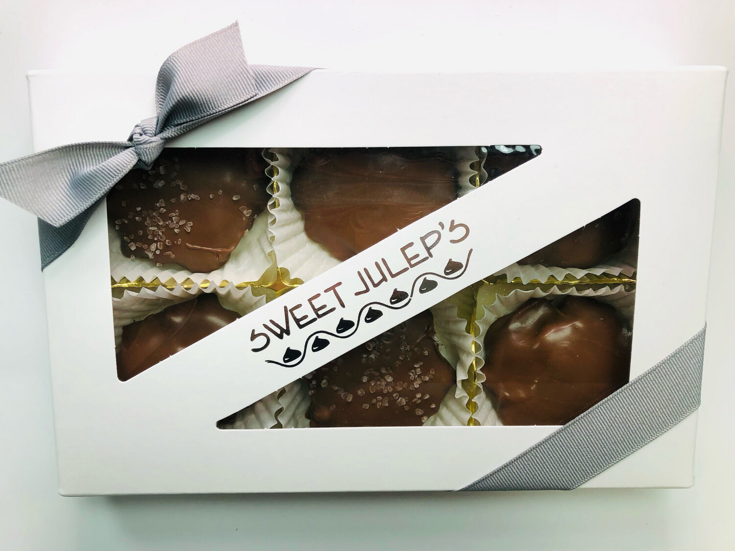 Gourmet Milk Chocolate Turtles - 6 Piece Box - Store Pralines ...