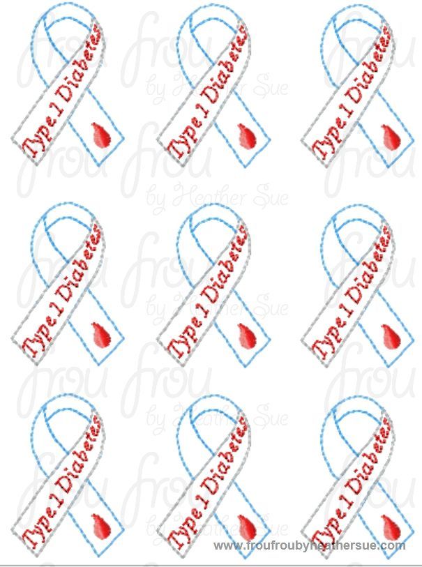 Juvenile Diabetes Ribbon Clip Art