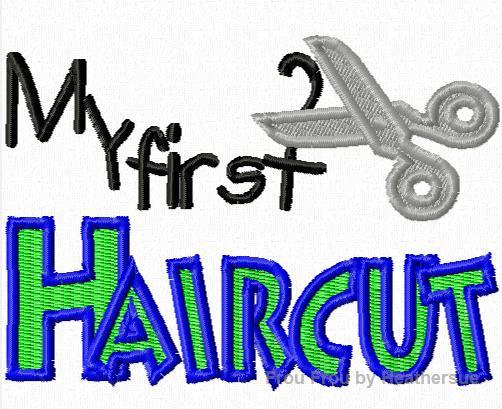 Babys First Haircut Clipart