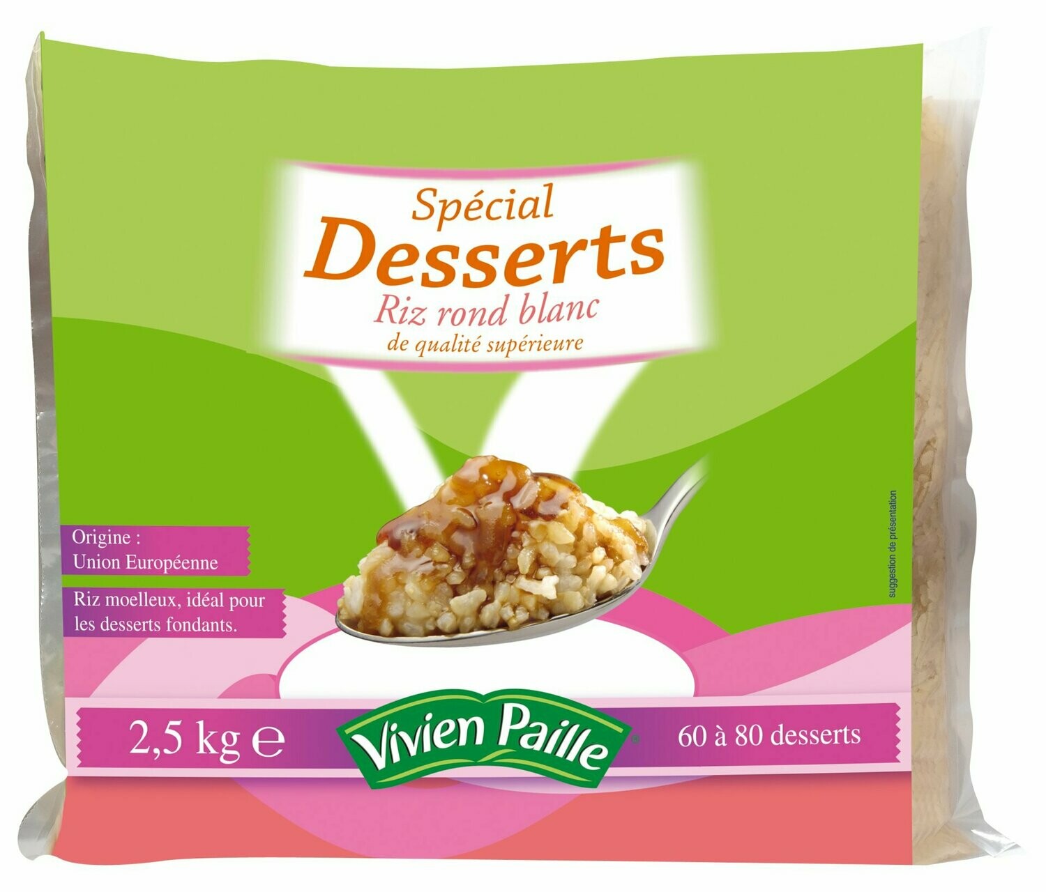 Riz spécial desserts en sac de 2,5 Kg