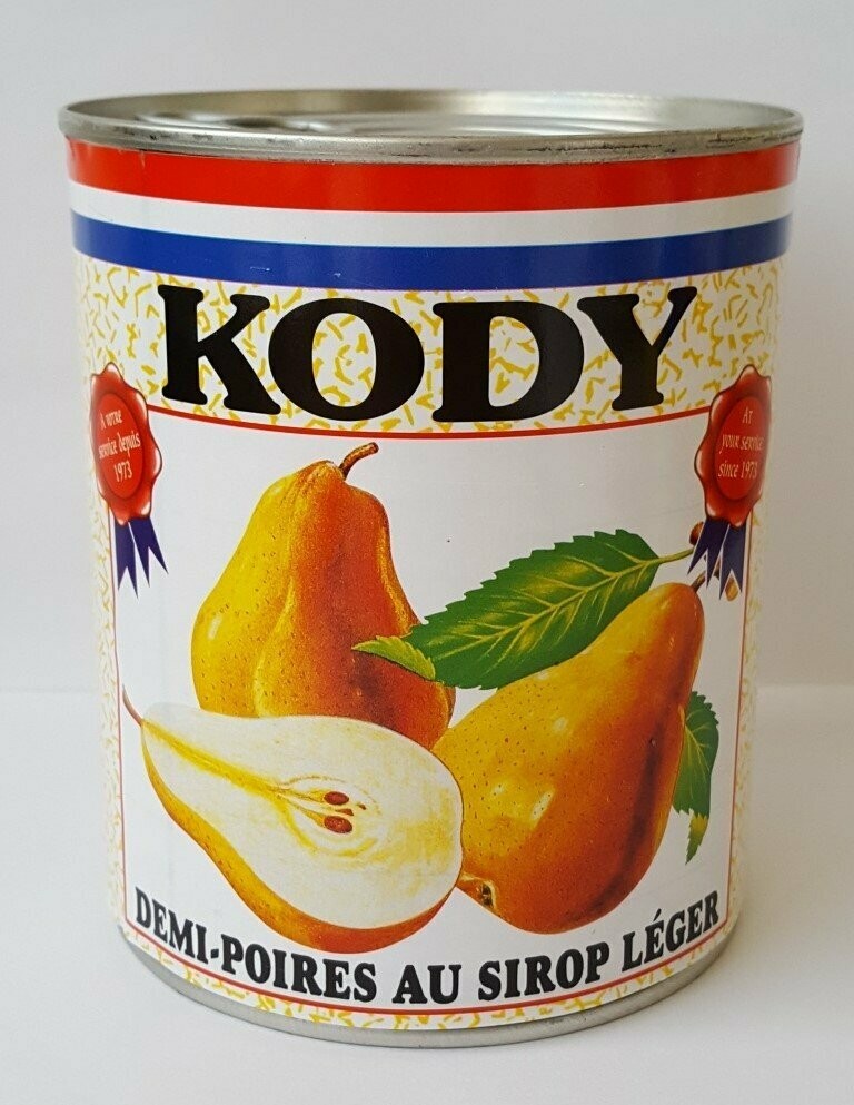 Poires Williams en sirop boite 4/4