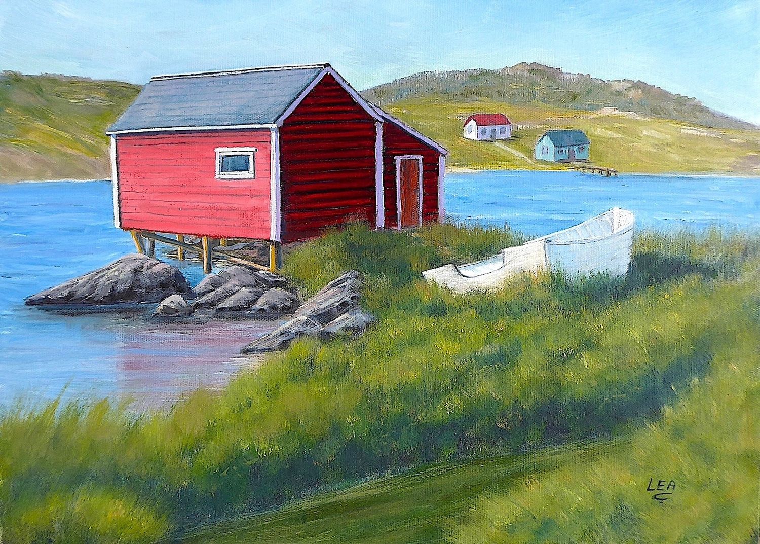 Red Fishing Shack - Fogo Island