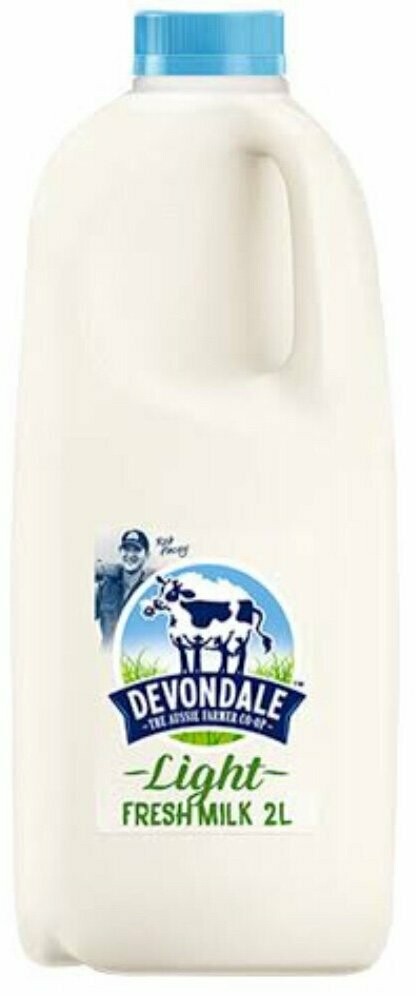 Devondale Light Milk ( 2 Litres )