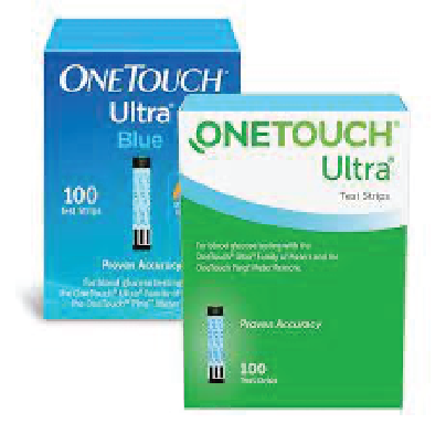 One Touch Ultra Blue Test Strips (100 count)