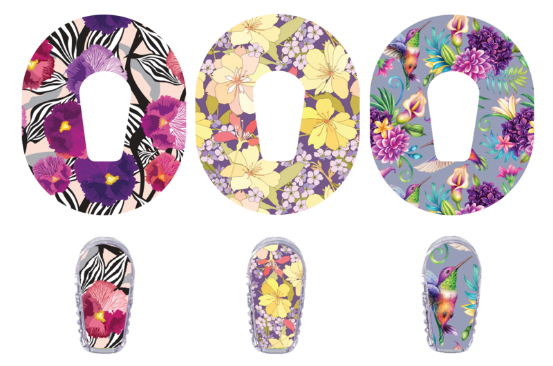 Glucomart Premium Dexcom G6 Patches and Dexcom G6 Stickers Floral ...