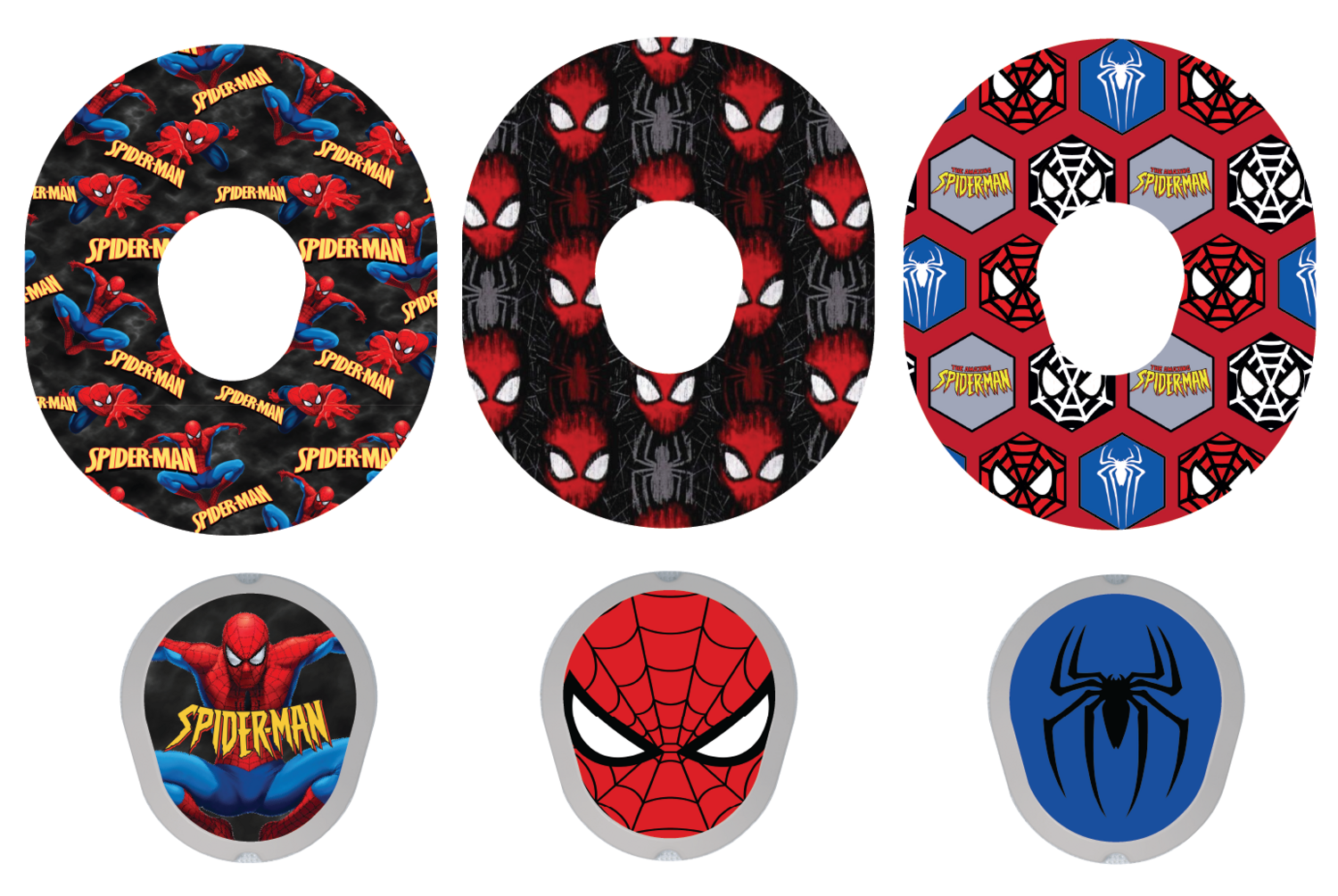 Glucomart Premium Dexcom G7 Patches and Dexcom G7 Stickers Spiderman ...