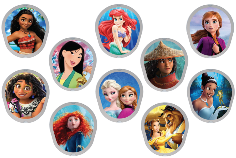 Dexcom G7 Transmitter Stickers Princess Dexcom Sticker 10-Count | Glucomart Dexcom G7 Transmitter Stickers Princess Dexcom Sticker 10-Count | Glucomart