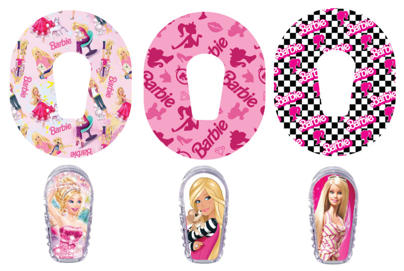 Glucomart Premium Dexcom G6 Patches and Dexcom G6 Stickers Barbie ...