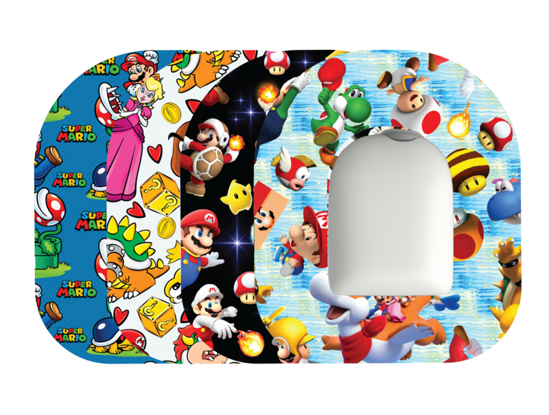 Glucomart Premium Omnipod Patches Mario Omnipod 4 Pack 