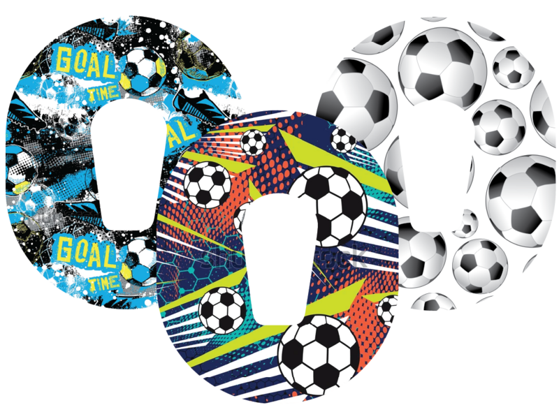 Glucomart Premium Dexcom G6 Patches and Dexcom G6 Stickers Soccer ...