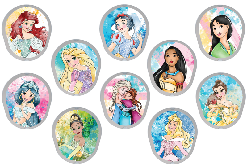 Dexcom G7 Transmitter Stickers Princess Dexcom Sticker 10-Count | Glucomart Dexcom G7 Transmitter Stickers Princess Dexcom Sticker 10-Count | Glucomart