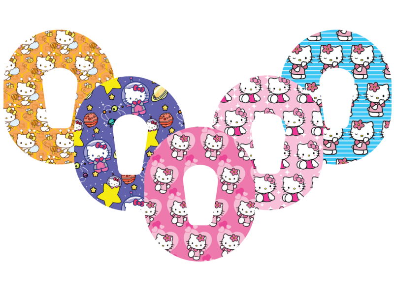 Glucomart Premium Dexcom G6 Patches Kitty Dexcom Patch 5-Pack