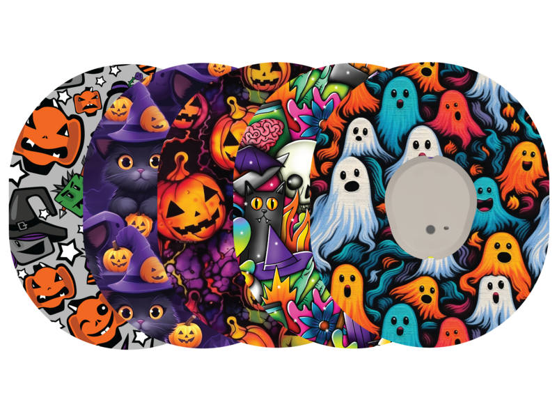 Glucomart Premium Dexcom G7 Adhesive Patches Halloween Dexcom Patch 5-Pack