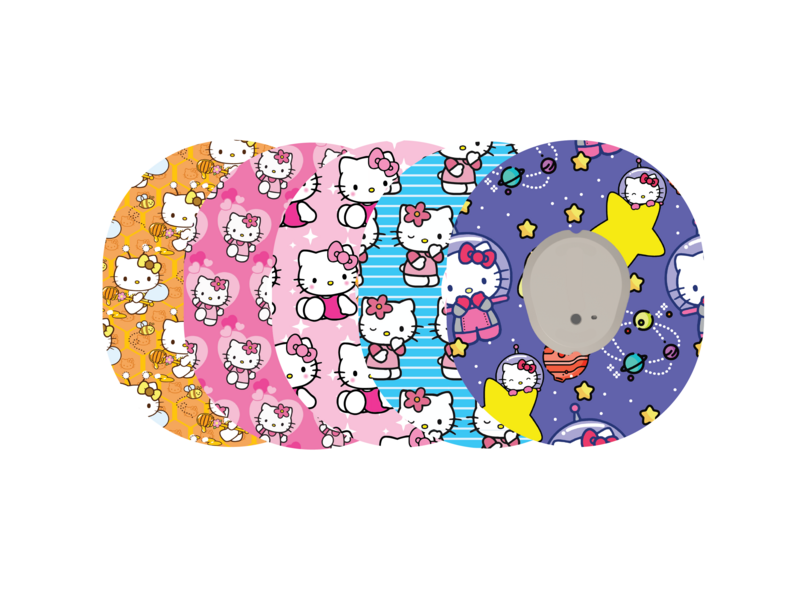 Glucomart Premium Dexcom G7 Adhesive Patches Kitty Dexcom Patch 5-Pack