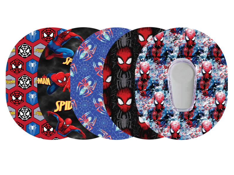 Glucomart Premium Dexcom G6 Patches Spider Hero Dexcom 5-Pack