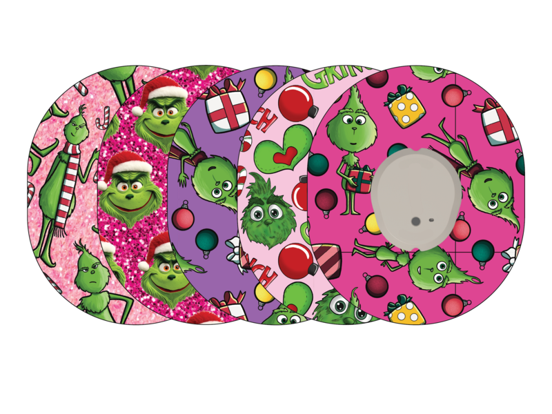Glucomart Premium Dexcom G7 Adhesive Patches Christmas Dexcom Patch 5 Pack