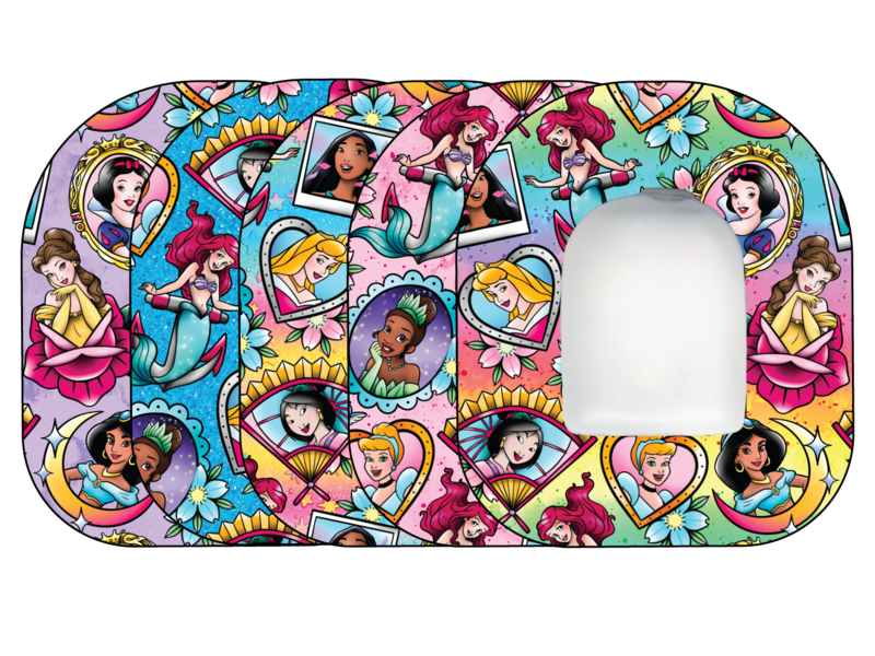 Glucomart Premium Omnipod Adhesive Patches Princess 5 Pack 