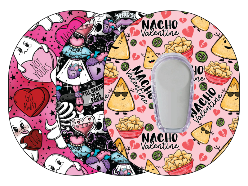 Glucomart Premium Dexcom G6 Patches Anti Valentine Dexcom Patch 3-Pack