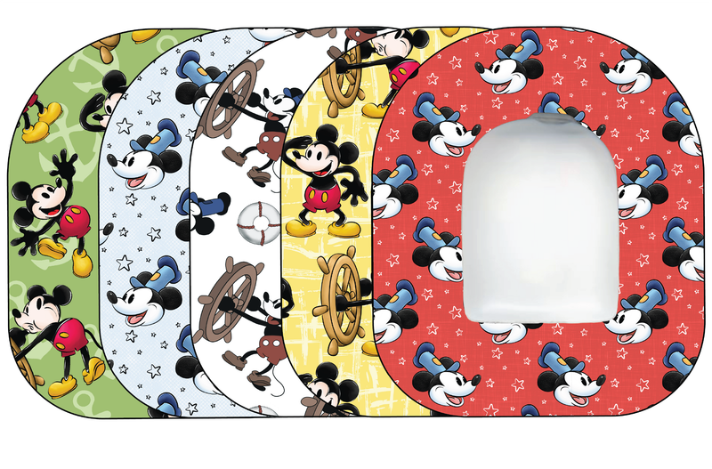 Glucomart Omnipod Adhesive Patches 5 Steamboat Willie 