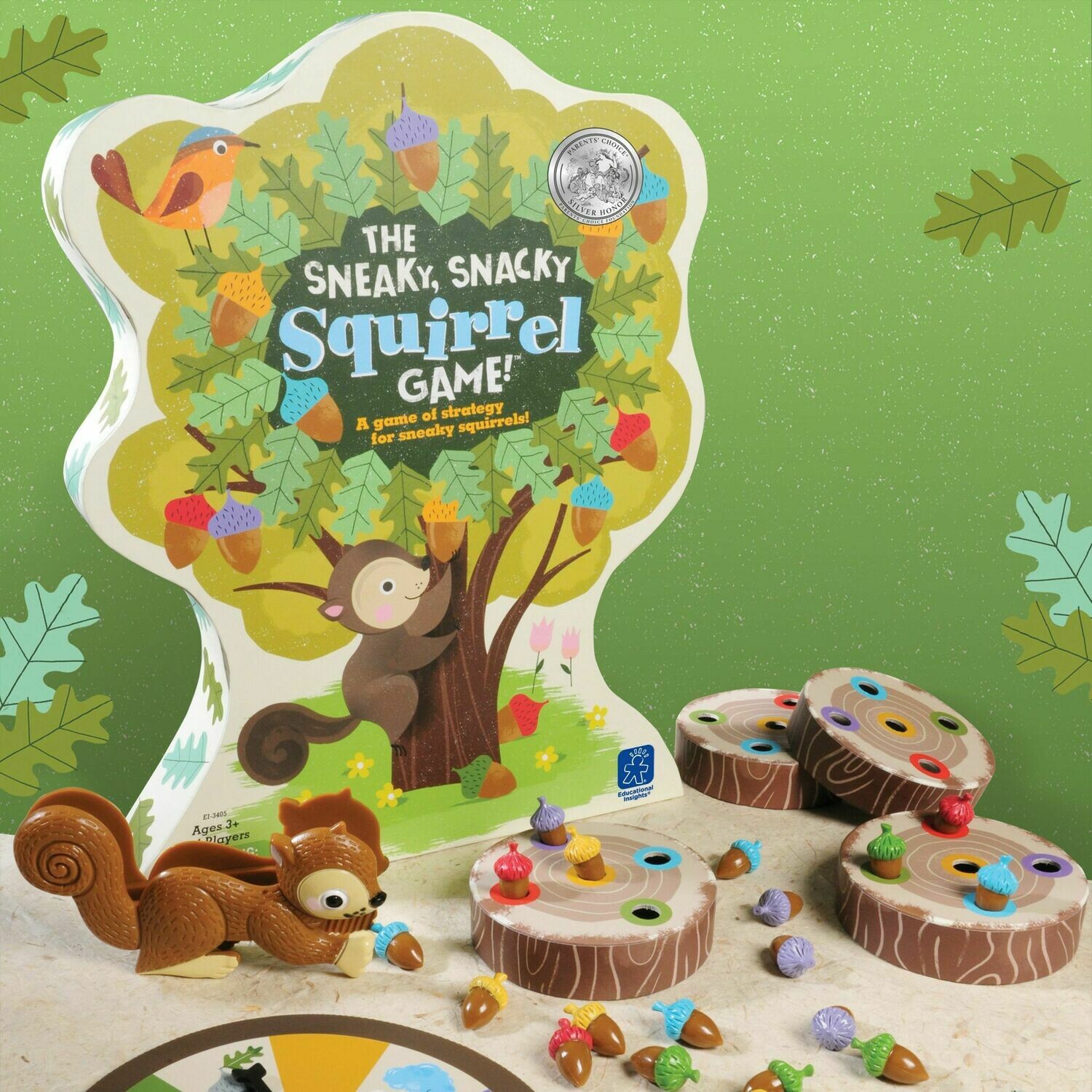 The Sneaky, Snacky Squirrel Game!™ - Juego Ardilla motricidad fina y colores