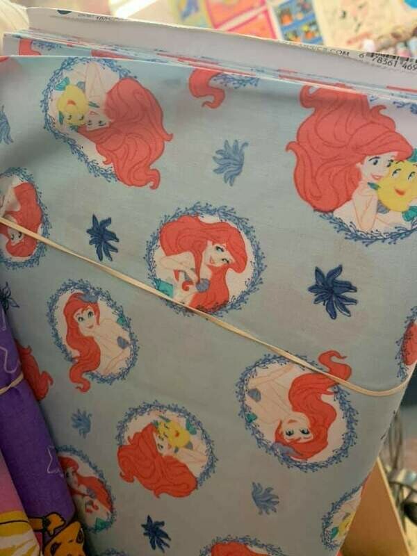 The Little Mermaid Fabric-Price Per Yard