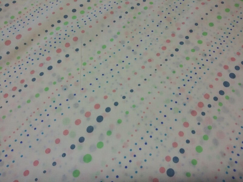 Pastel Dot Print Fabric