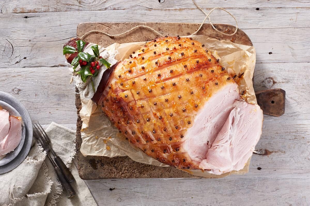 Double Smoked Bone-In Leg Ham $50 deposit payable on ordering with ...