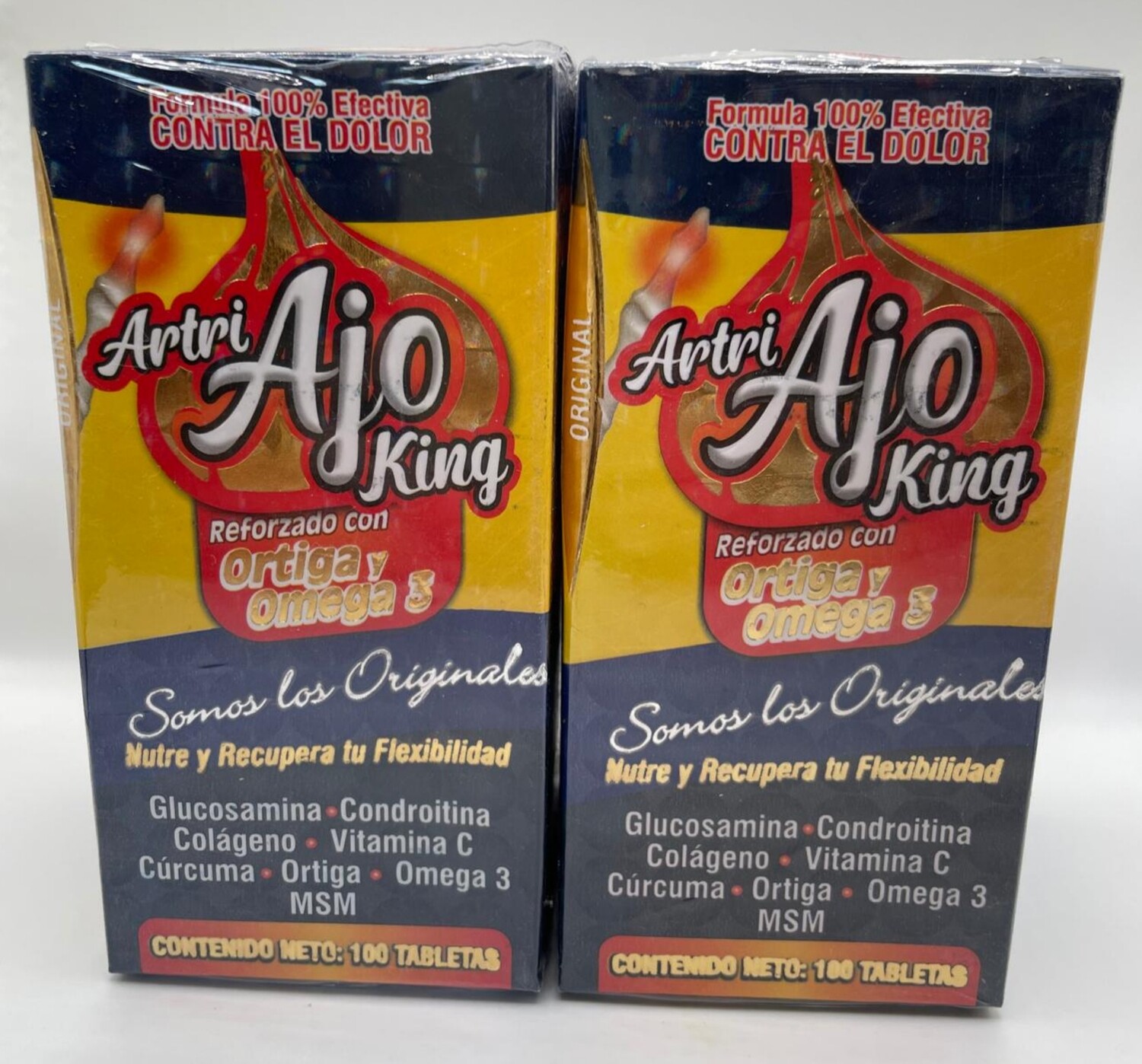 Arthri Ajo King 2 pack ortiga Omega 3 mexico herbal dietery supplement