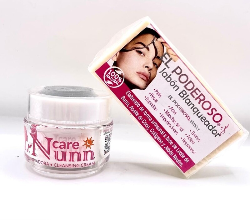 nunn care combo crema mas jabon poderoso