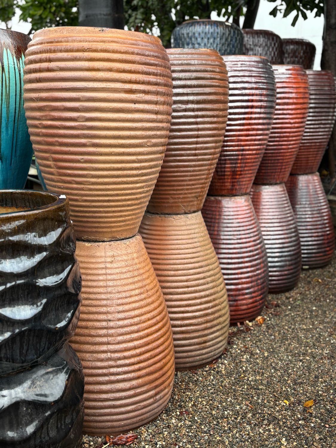 Large Rustic Asian Urns - Shop - Terra Sol Garden Center ,Santa Barbara