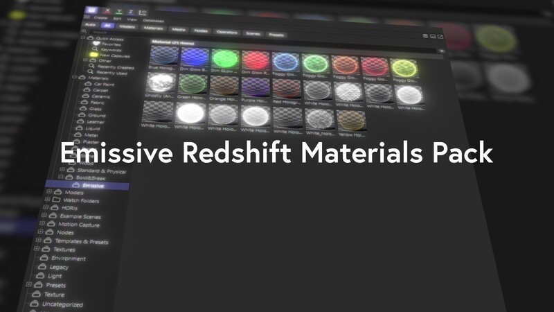 Redshift Materials – Store – bold & break