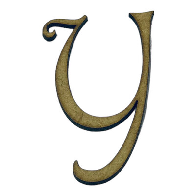 Wooden Letters Curly 6cm