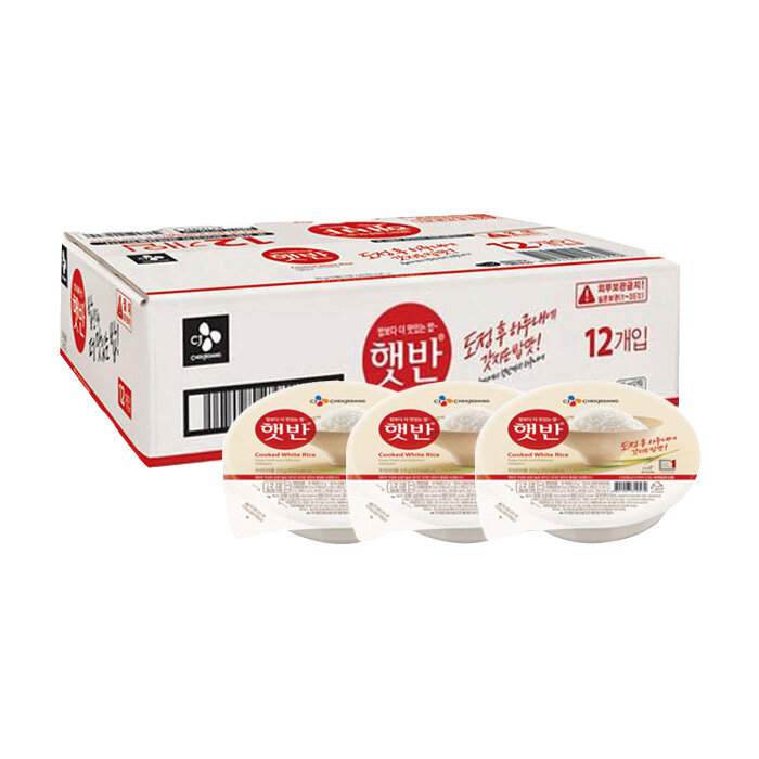 CJ Cooked White Rice 210g*12P