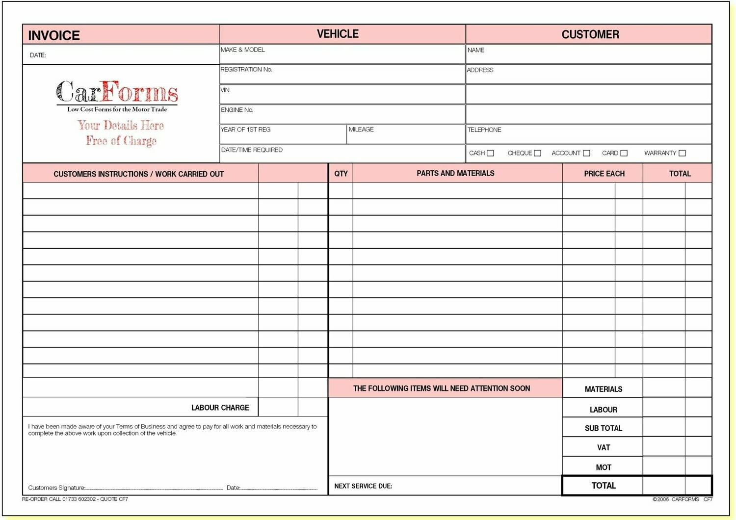 Service Invoice Duplicate Forms. Service Invoice Duplicate Forms.