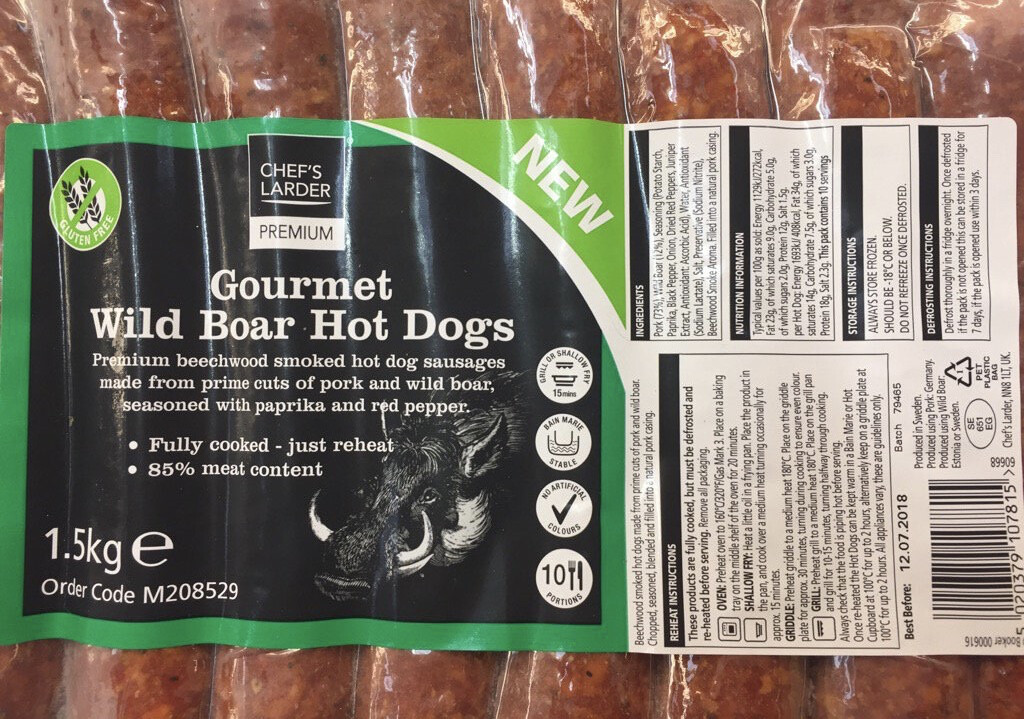 Wild Boar Hot Dogs 10