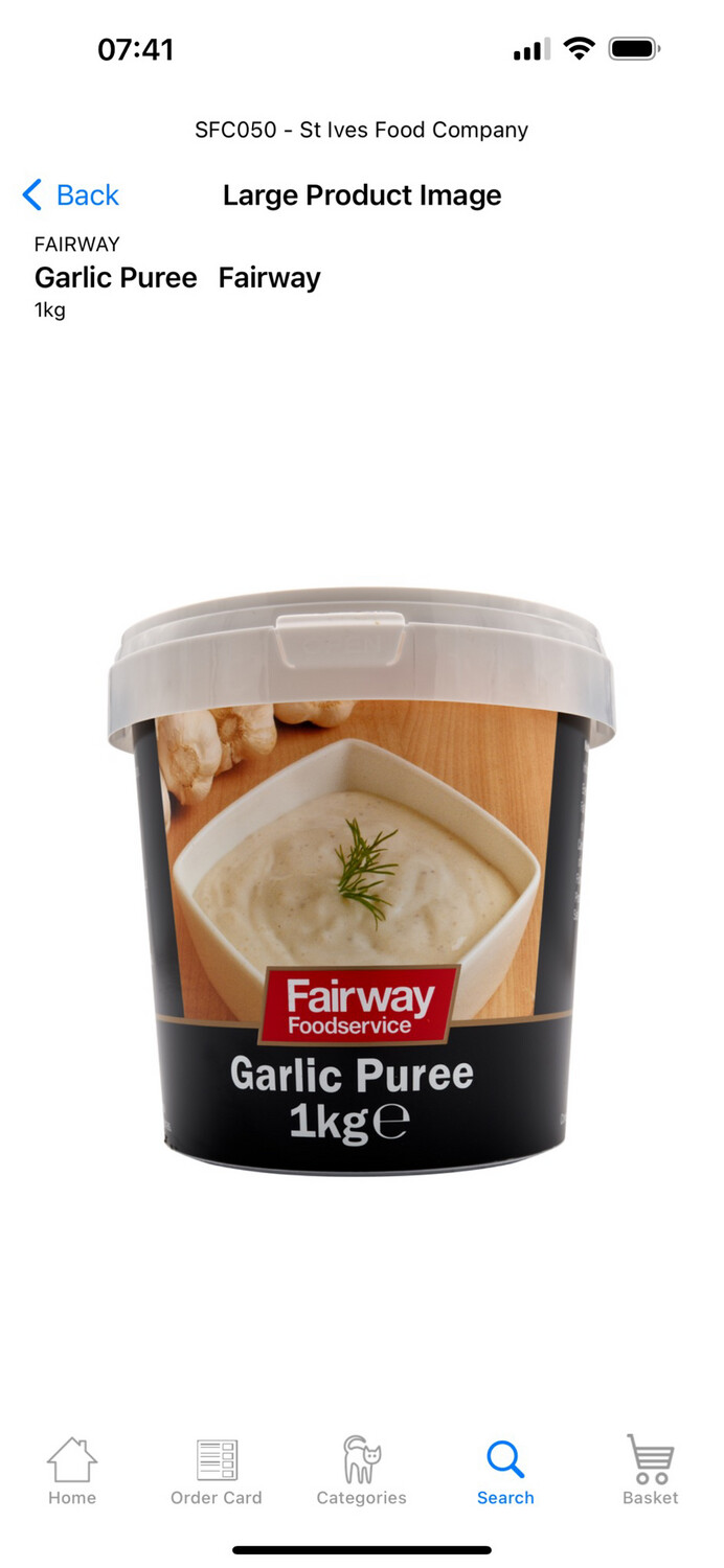 Garlic Purée 1.2kg