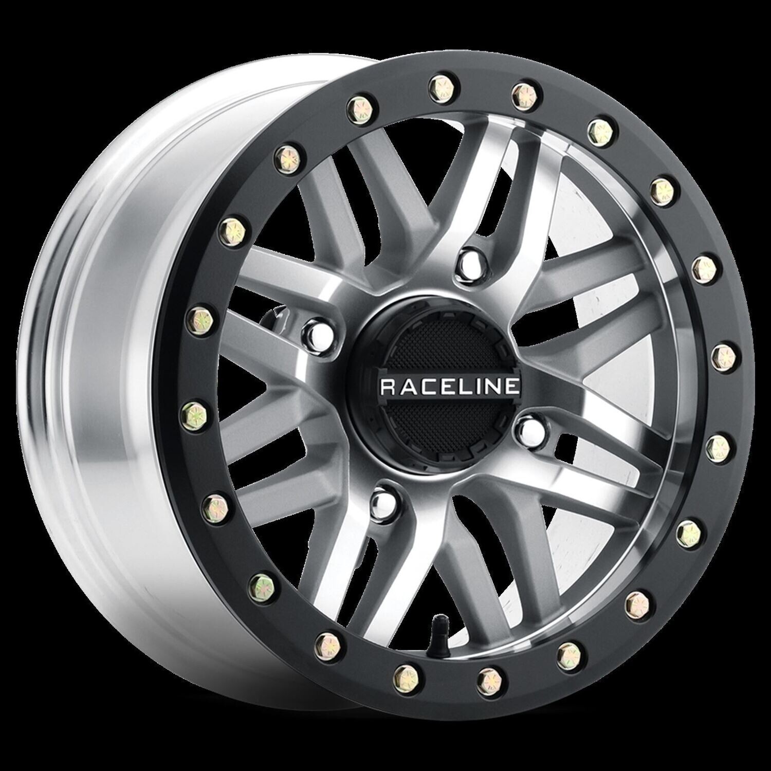 4-Raceline UTV A91MA Ryno Beadlock 15x7 4X136 4x137 10mm Machined Black ...