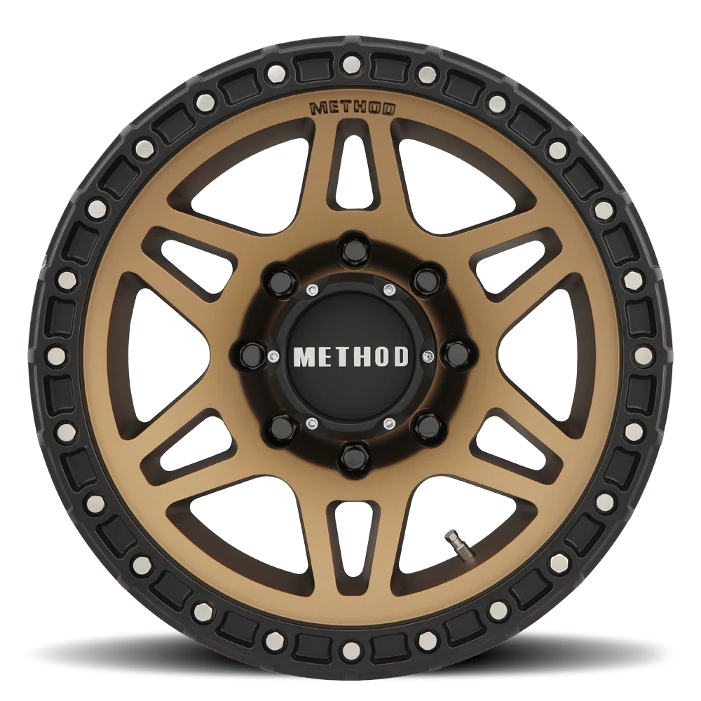 4-Method Race MR312 18x9 8X170 +18 Bronze-Matte Black Lip Wheels