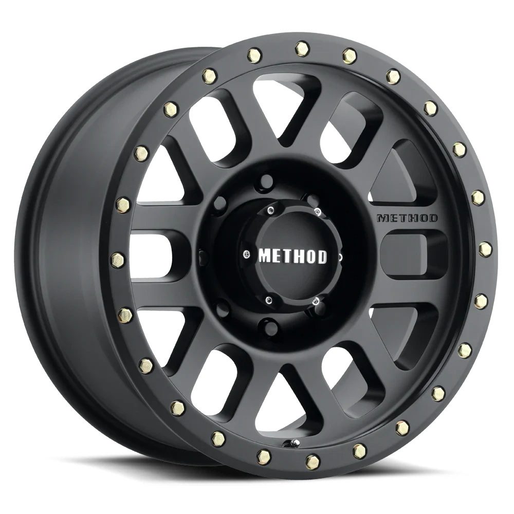 4-Method Race MR309 Grip 18x9 8X180 18MM Matte Black Wheels