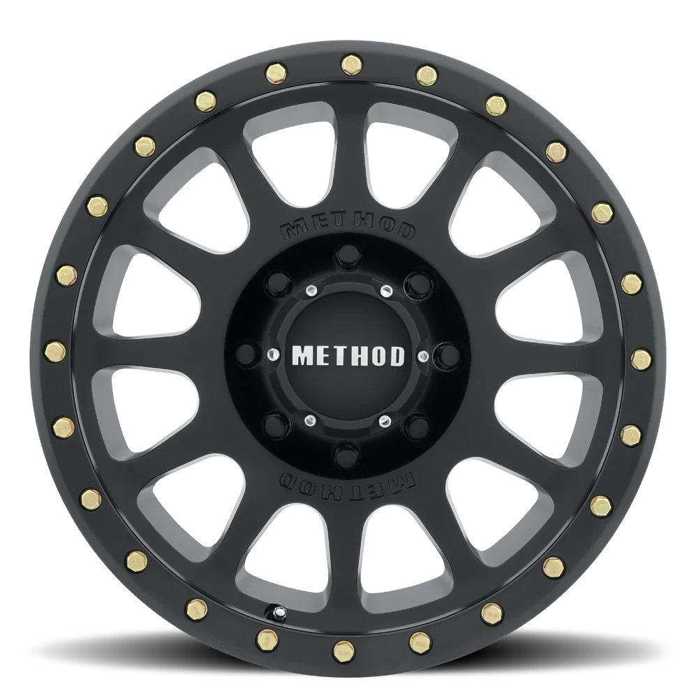 4-Method Race MR305 NV 18x9 8X170 -12mm Matte Black Wheels