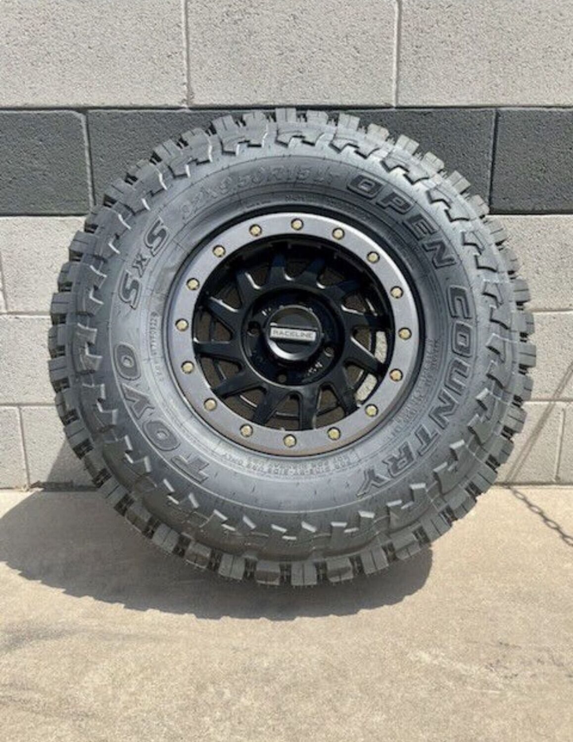 raceline squad beadlock 15X7 4x137 4+3 Wheels & 33x9.5-15 TOYO SXS ...