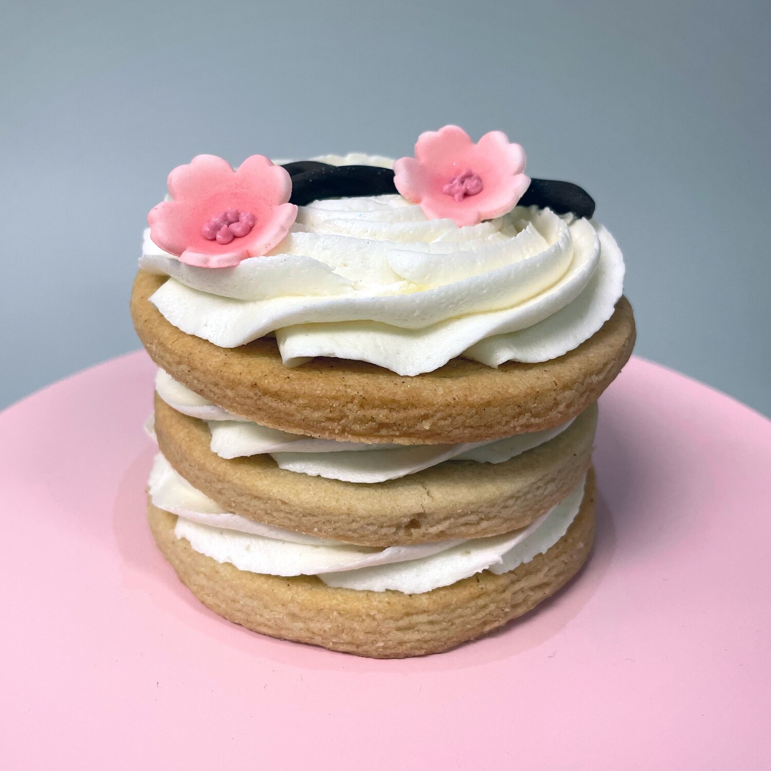 Buttercream Sugar Cookie Stack