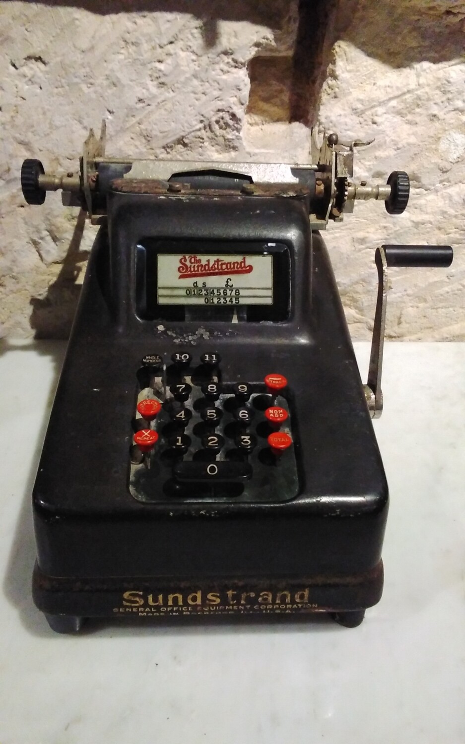 Speed Adding Machine 1920s - Store - Ċekċik - Ethnic & Vintage Bazaar