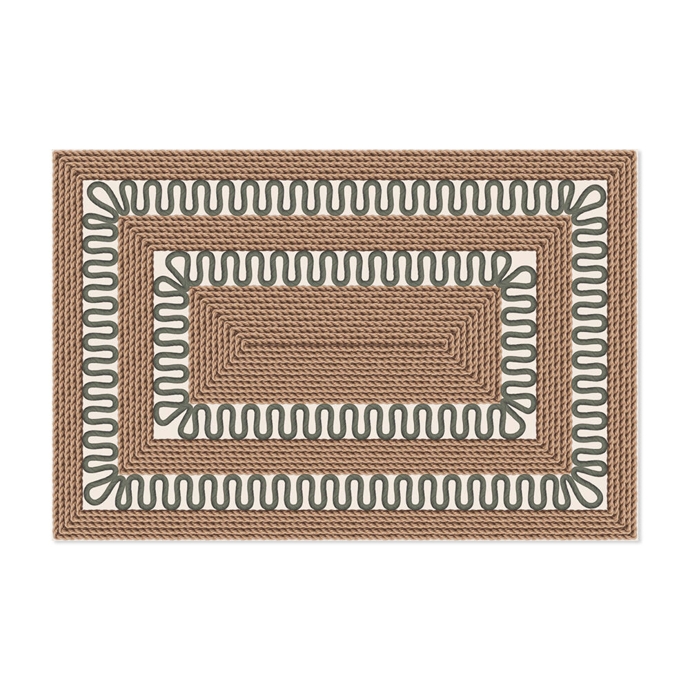 Tapis rectangle vinyle