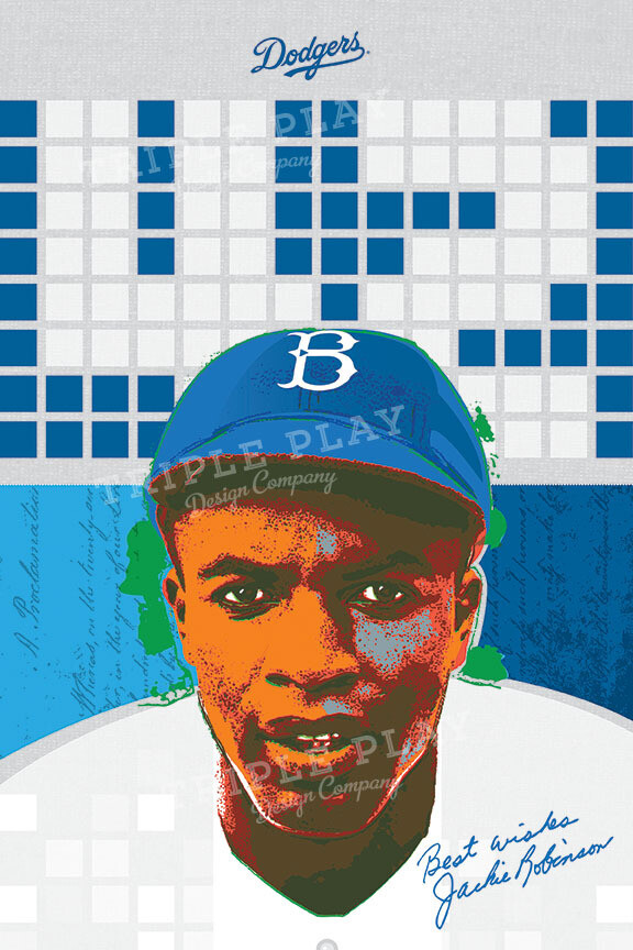 42 Jackie Robinson Movie Poster Art Print