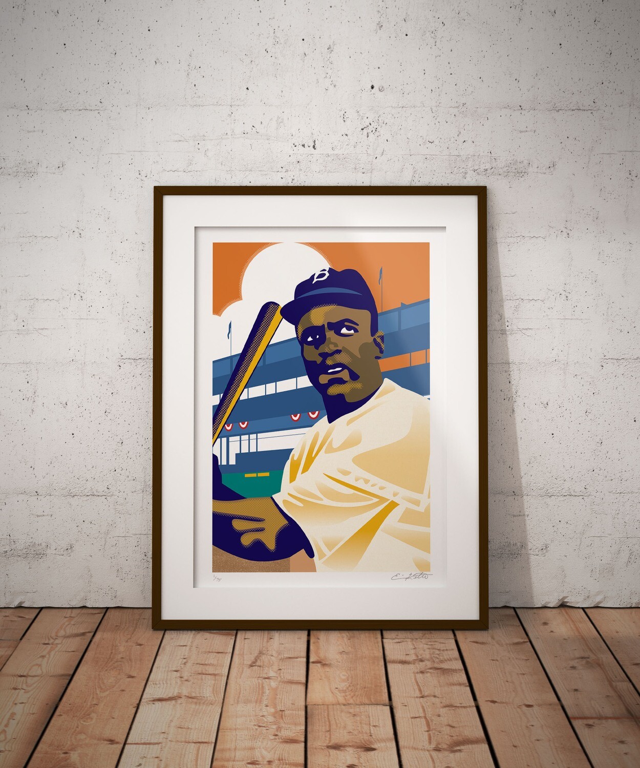 Jackie Robinson Art Print