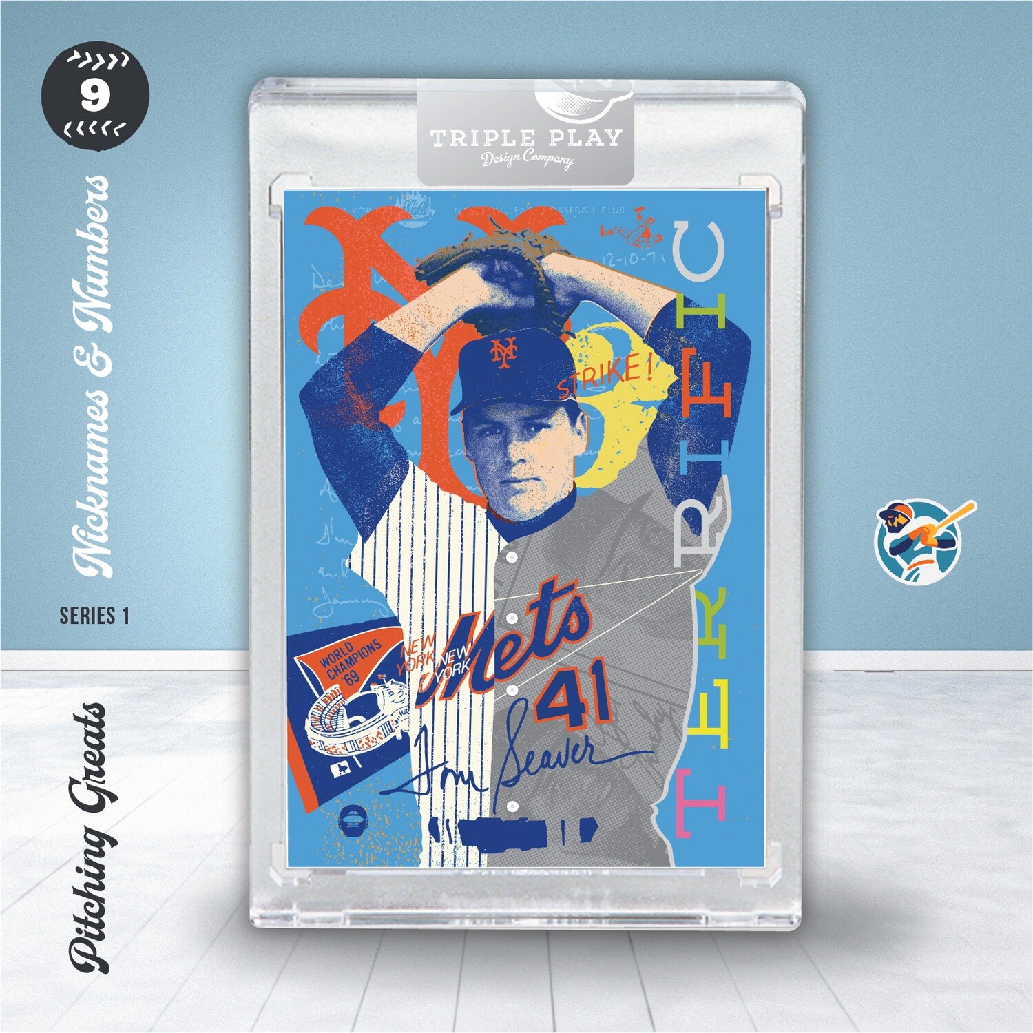 Tom Seaver Blue Variation