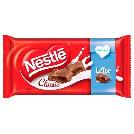 Chocolate Tablete Classic Leite Nestle 80G C/16 Chocolate Tablete Classic Leite Nestle 80G C/16