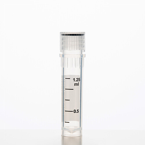 Biologix Cryovials | Graduated Plastic Cryogenic Vial Tube | Self Standing with Cap