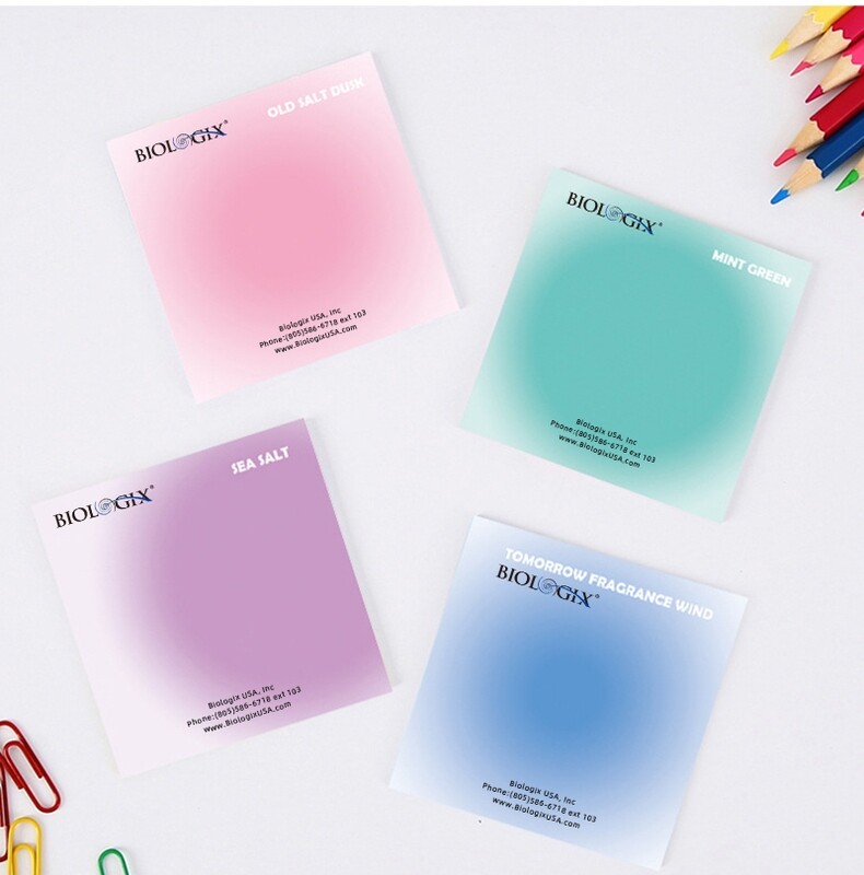 Cute gradient color sticky note, 1 Piece/Bag